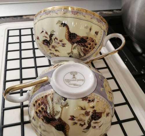 Чайные чашки "Павлин"