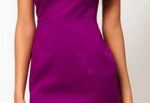 Платье футляр фиолетовое