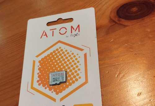 Карта памяти microsdhc Atom 32GB UHS-1 U1