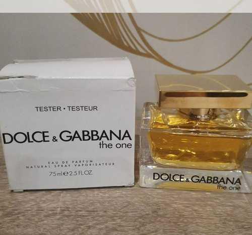 Dolce Gabbana The One femme edp 75 оригинал