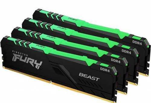 Kingston dimm DDR4 4x8Gb 2666MHz CL16 fury Beast R