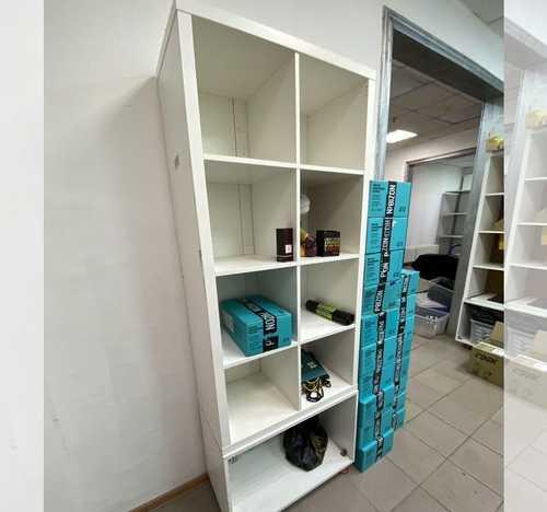 Стеллаж IKEA каллакс 8 ячеек