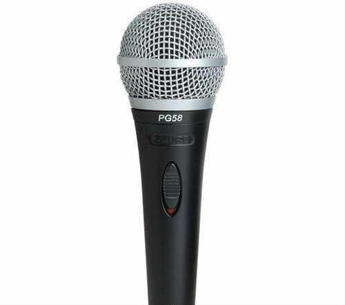 Shure PG58-XLR-B вокальный микрофон