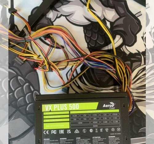 Блок питания aerocool vx plus 500w