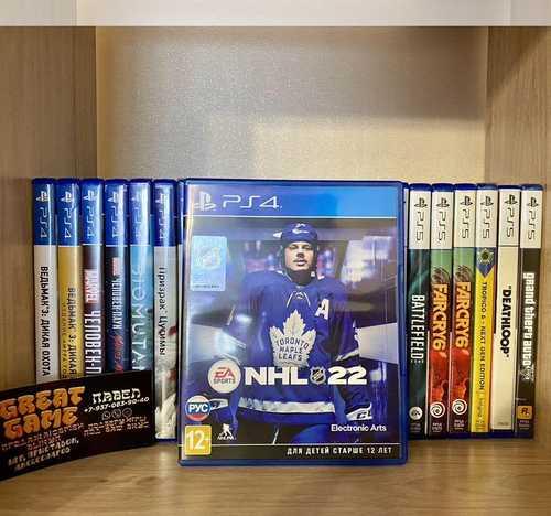 Игры PS4: NHL 22 (Русская версия)