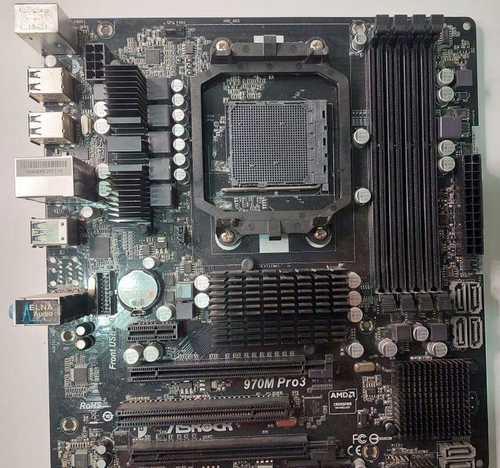 Socket AM3  ASRock 970M Pro3