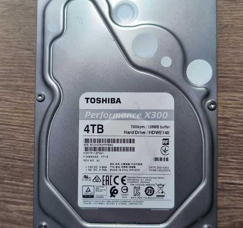 Жёсткий диск Toshiba 4 Тб