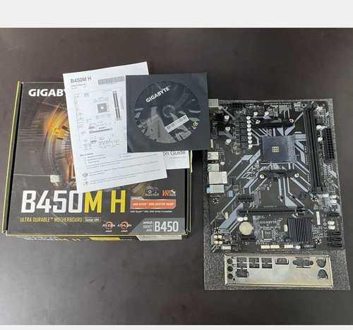 Материнская плата gigabyte b450m h