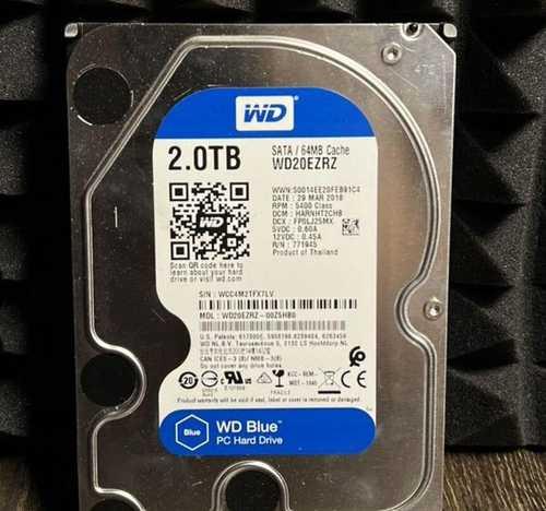 Жесткий диск WD blue 2TB