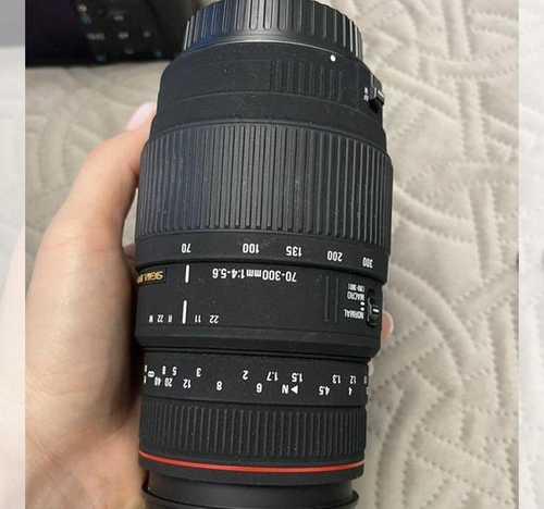 Объектив sigma APO DG 70-300