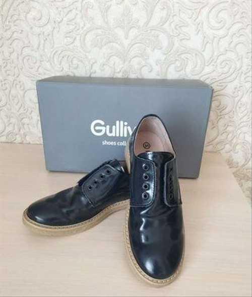 Туфли ботинки детские для мальчика 34 gulliver