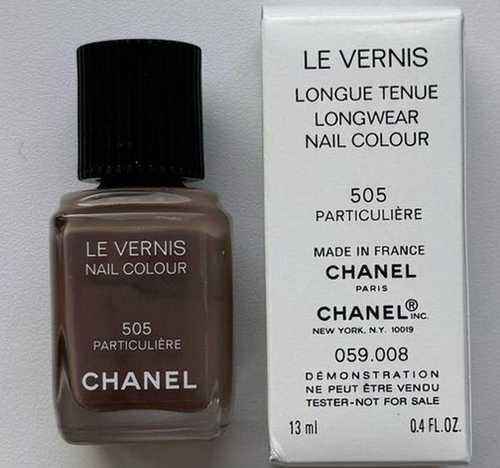 Chanel лак для ногтей 505 particuliere тестер