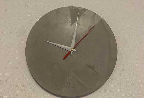 Часы настенные из бетона
