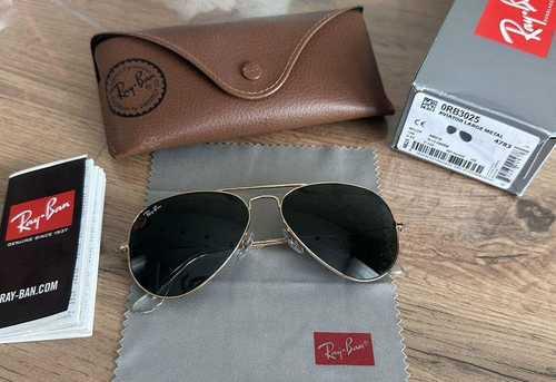 Очки Ray Ban aviator 3025. Оригинал