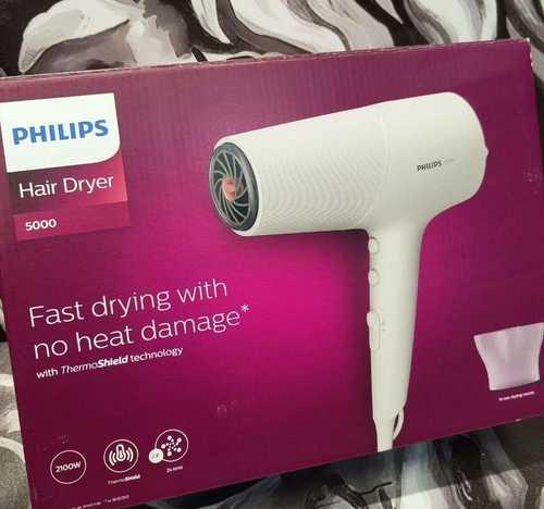 Фен Philips BHD500/501 белый/металлик