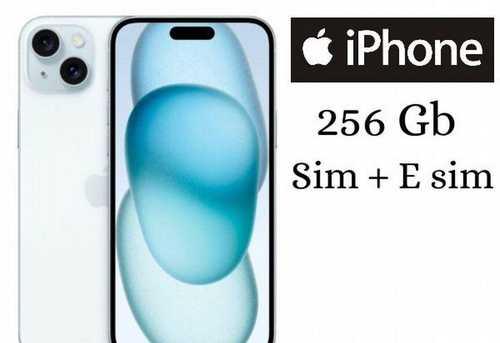 iPhone 15 Plus 256Gb Голубой Sim+Esim
