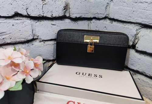 Портмоне Guess кошелек чёрный