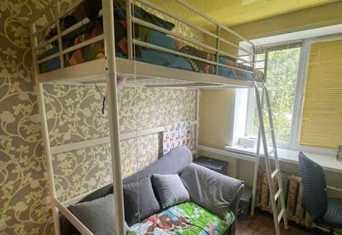 Кровать чердак IKEA (двухспаоьная кровать )