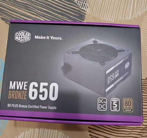 Cooler master mwe bronze 650w