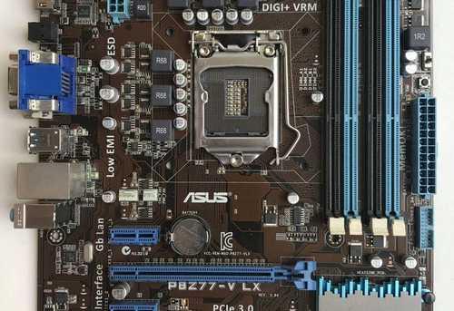 LGA 1155. Asus P8Z77-V LX: Мат. плата+комплект