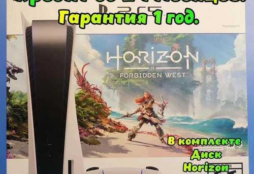 Sony PlayStation 5 CFI-1200 New + С игрой Horizon