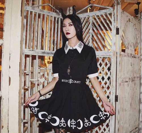 Юбка ведьмы gotic style lolita anime