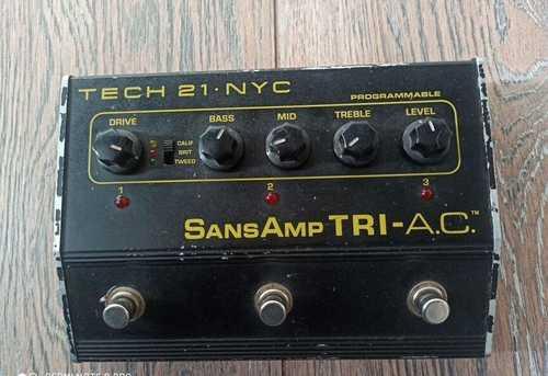 Гитарная педаль Tech21 sansamp triac (made in USA)