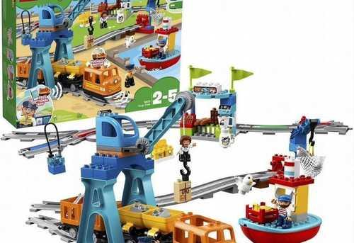 Lego duplo грузовой поезд