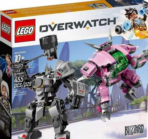 Lego Overwatch D.Va и Райнхард