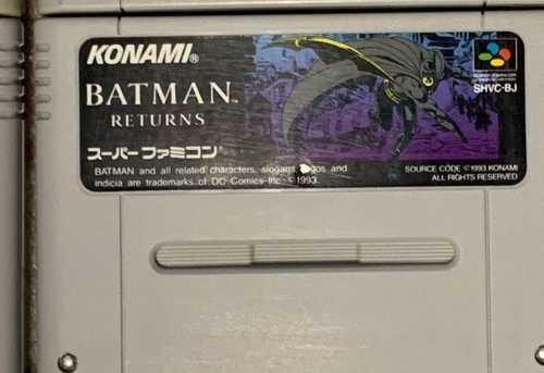 Картридж snes batman returns. Бронь