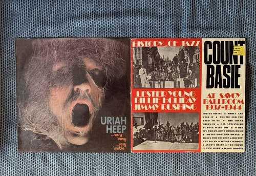 Пластинки Uriah Heep и Count Basie