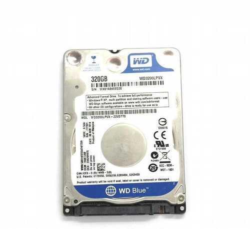 Жесткий диск 2,5" WD 320 GB WD3200lpvx SATA