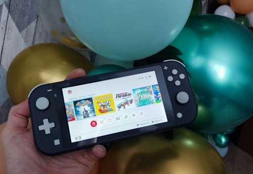 Nintendo Switch lite (прошит, 128гб с играми)