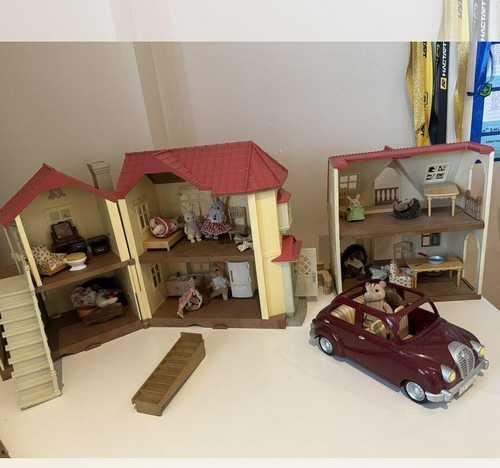 Sylvanian families большой дом со светом