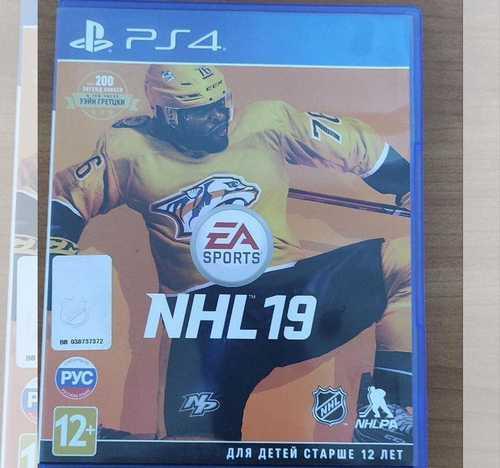 NHL 19 ps4 диск. Rus