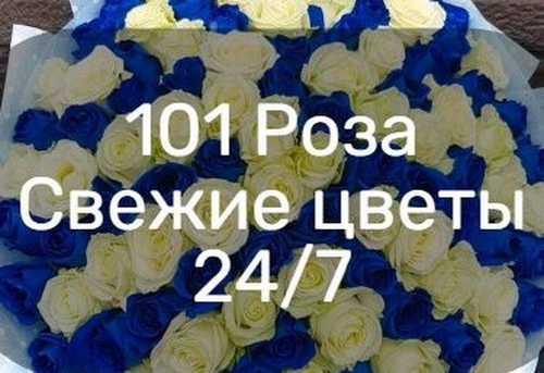 101 роза Москва Доставка цветов