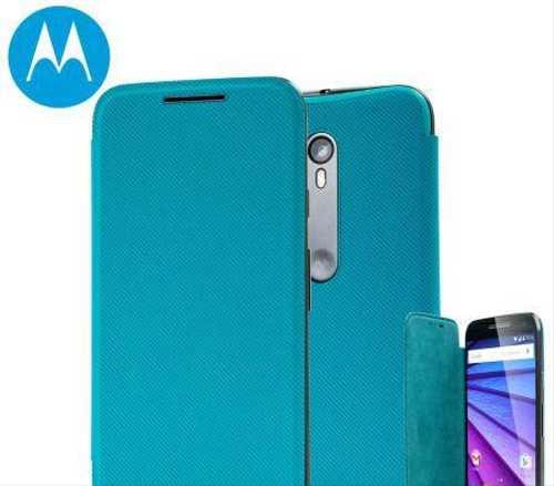 Оригинал Чехол Motorola Moto G (3rd Gen) Бирюзовый