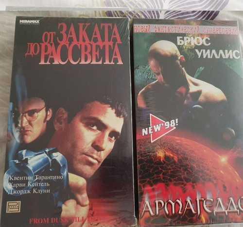 Видеокассеты vhs 2шт