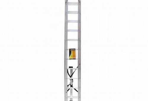 Лестница алюминиевая трёхсекционная ла 3х12 Вихрь
