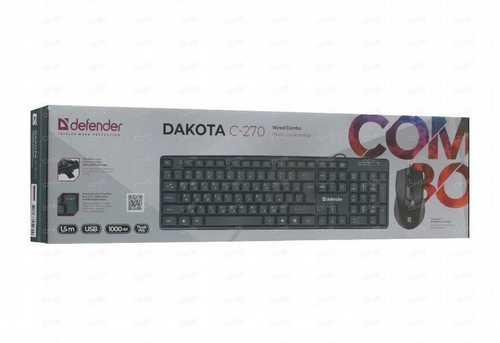 Комплект клавиатура+мышь Defender Dakota C-270