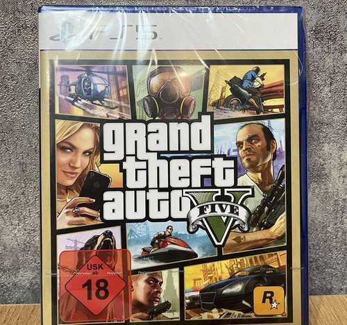 GTA 5 PlayStation 5 диск