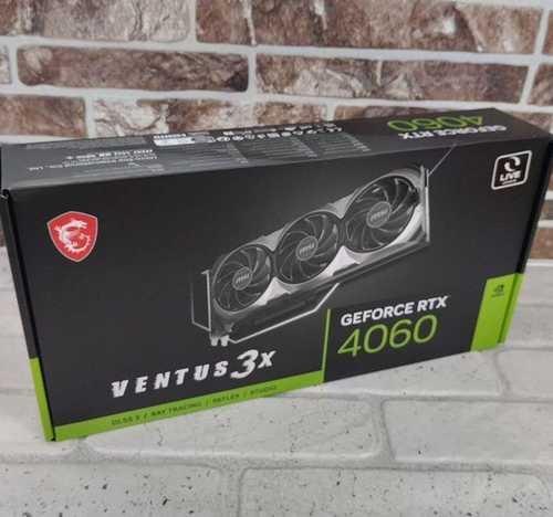 Видеокарта MSI GeForce RTX 4060 Ventus 3X 8GB