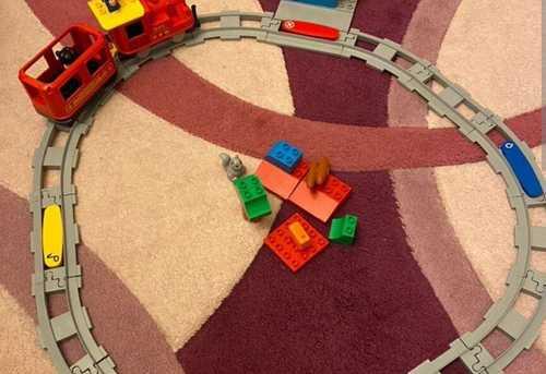 Lego duplo поезд на паровой тяге