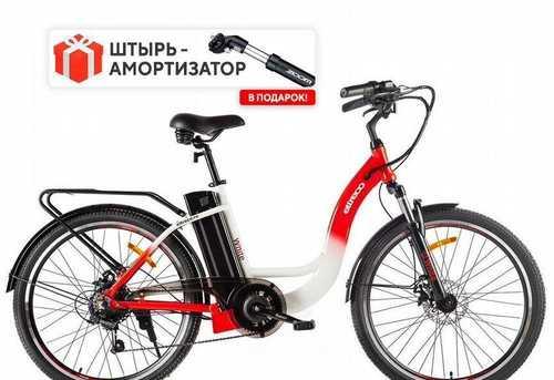 Электровелосипед Eltreco White Бело-красный-2423