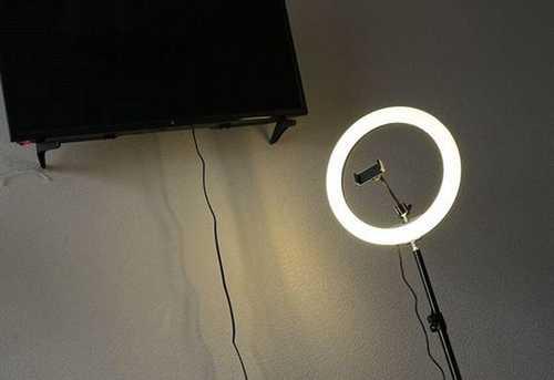 Кольцевая лампа со штативом 30см RGB