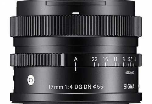 Sigma 17mm f/4 DG DN Contemporary Sony E