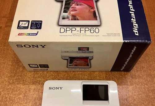 Фотопринтер Sony DPP-FP60 +набор на 120 фото