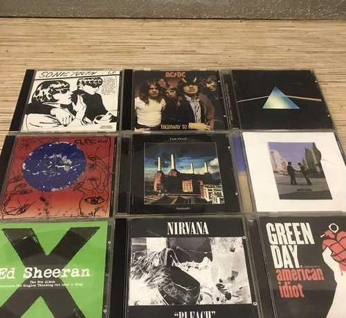 Cd диски Pink Floyd Ac/dc Nirvana Green day и др