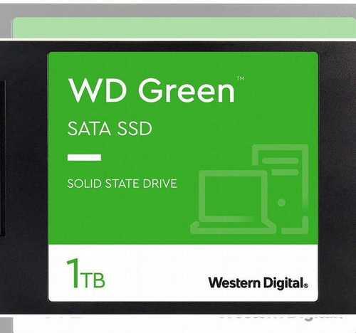 Western Digital Green SSD 2,5” SATA 1Tb, WDS100T3G0A, 1 year