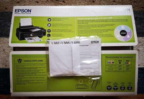 Коробка от струйного мфу Epson L486